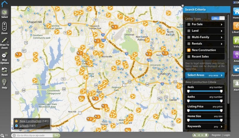 Cary New Homes and Schools Map - The Best Cary Neighborhoods